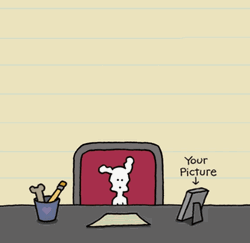 I Love You This Much Chippy Writing GIF | GIFDB.com