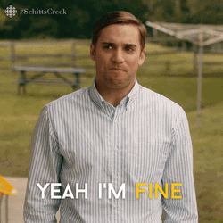 I'm Fine Ted Mullens Schitts Sitcom GIF | GIFDB.com