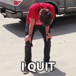 I Quit Animated Gif