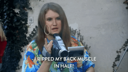 I Ripped My Back Muscle In Half GIF | GIFDB.com