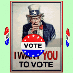 I Want You To Vote Uncle Sam GIF | GIFDB.com