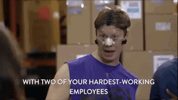 I Work With Retards The Hardest Working Employee GIF | GIFDB.com