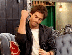 Ian Somerhalder Hell Yes Reaction GIF | GIFDB.com