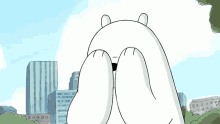 Ice Bear Peekaboo Surprise Boo GIF | GIFDB.com