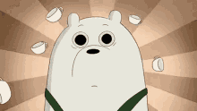 Ice Bear Thinks You're Precious Flower Cute GIF | GIFDB.com