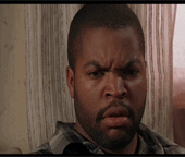 Ice Cube Frowning Smiling GIF | GIFDB.com