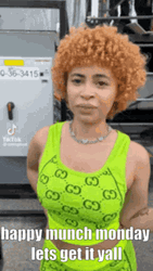 Ice Spice Happy Munch Monday GIF | GIFDB.com