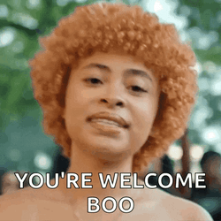 Ice Spice You're Welcome Boo GIF | GIFDB.com
