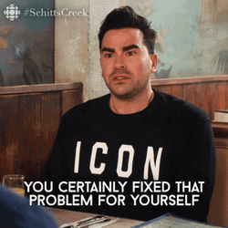 Icon David Rose Fix Your Problem GIF | GIFDB.com