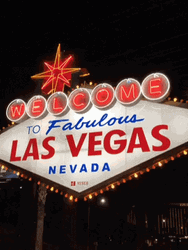 Iconic Flashy Las Vegas Billboard Sign GIF | GIFDB.com
