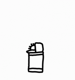 Illustrated Lighter GIF | GIFDB.com