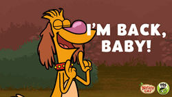 Im Back Baby Hal The Dog Pbs Kids GIF | GIFDB.com