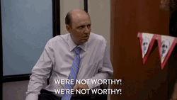 Im Not Worthy Bowing Comedy Central GIF | GIFDB.com