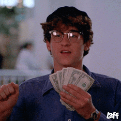 Im Rich Patrick Dempsey Money Fan GIF | GIFDB.com