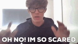 Im So Scared Guy Shaking GIF | GIFDB.com