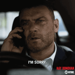 Im Sorry Ray Donovan On Phone GIF | GIFDB.com
