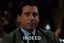 Michael Scott Winking Indeed GIF | GIFDB.com
