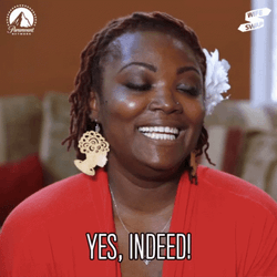 Lady Agreeing Yes Indeed GIF | GIFDB.com