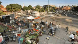 Indian Street Market Time Lapse GIF | GIFDB.com