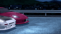 Initial D Traffic Cone GIF | GIFDB.com