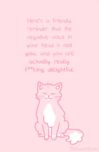 Inspirational Quote Cat Friendly Reminder GIF | GIFDB.com