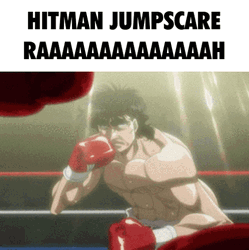 Ippo Makunouchi Ryo Mashiba Hitman Jumpscare GIF | GIFDB.com
