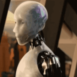 Irobot Turn His Head And Said No GIF | GIFDB.com