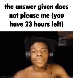 Ishowspeed Meme Displeased With Given Answer GIF | GIFDB.com