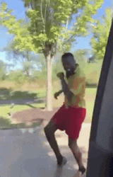 It's Friday Happy Dance Black Guy GIF | GIFDB.com