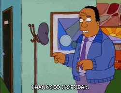It's Friday Dr Julius Hibbert The Simpsons GIF | GIFDB.com