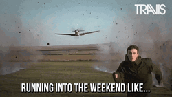 It's Friday Meme Running Into Weekend Be Like GIF | GIFDB.com