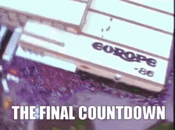 It's The Final Countdown 80's Icon Europe GIF | GIFDB.com