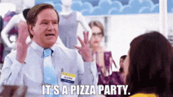 Its A Pizza Party Work Anniversary Meme GIF | GIFDB.com