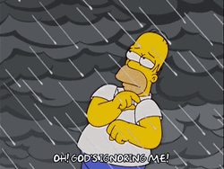 Its Gonna Rain Homer Simpson GIF | GIFDB.com