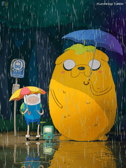 Its Gonna Rain Jake The Dog GIF | GIFDB.com