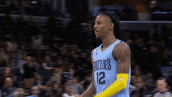 Ja Morant Gun Tip Toe Motion GIF | GIFDB.com