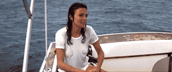 Jacqueline Bisset Removing Her Wet Tshirt GIF | GIFDB.com
