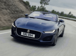 Jaguar Black Car GIF | GIFDB.com