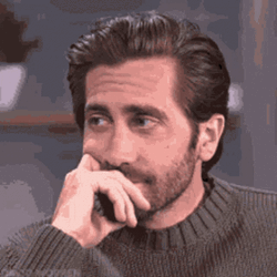 Jake Gyllenhaal Thinking Flirty Wink GIF | GIFDB.com