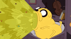 Jake The Dog Throwing Up GIF | GIFDB.com