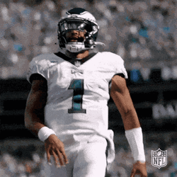 Jalen Hurts Superman Pose GIF | GIFDB.com