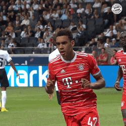 Jamal Musiala Punch On The Air GIF | GIFDB.com