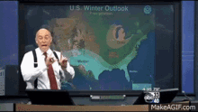 Holly Ellenbogen Funny Weather Report GIF | GIFDB.com