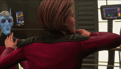 Janeway Prodigy React To Surprise GIF | GIFDB.com