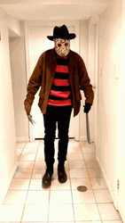Guy In A Jason Costume GIF | GIFDB.com