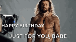 Jason Momoa Aquaman Happy Birthday GIF | GIFDB.com