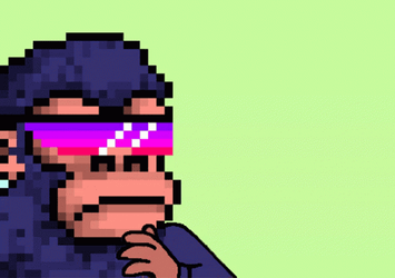 Pixelated Monkey Nft GIF | GIFDB.com