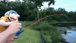 Jeffy The Puppet Fishing GIF | GIFDB.com