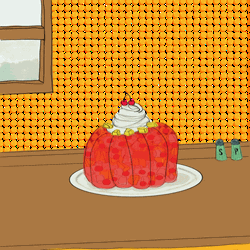 Jello Cherry Pudding Cake Dancing GIF | GIFDB.com