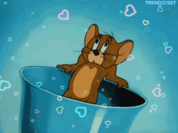 Jerry The Mouse Heartbeat For His Crush GIF | GIFDB.com